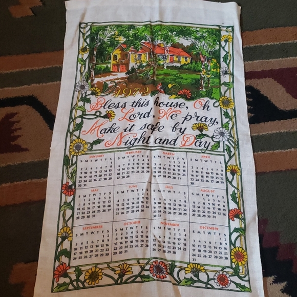 Other | Vintage 1972 Calendar | Poshmark